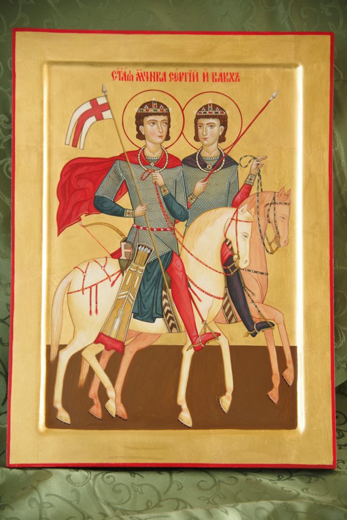 Православна икона - свети Сергије и Вакхо
